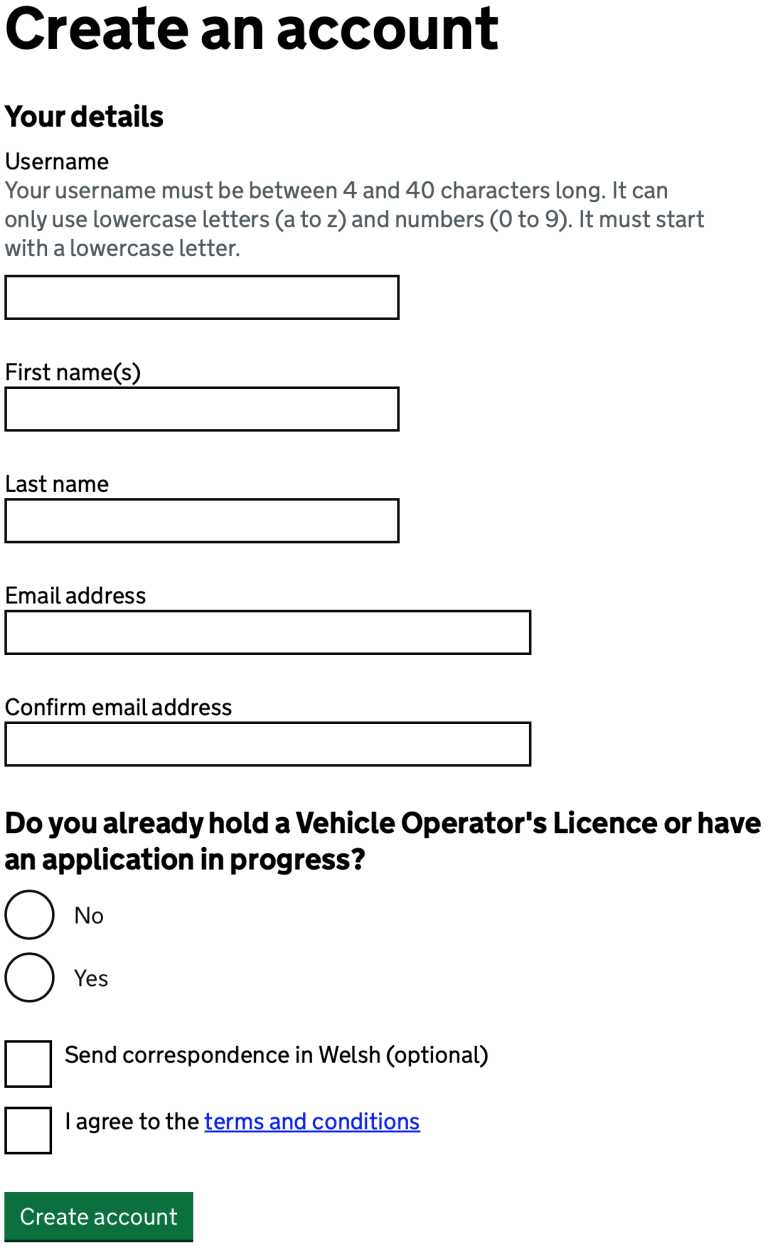 How to Manage Your Vehicle Operator Licence on-line - TMconsultant
